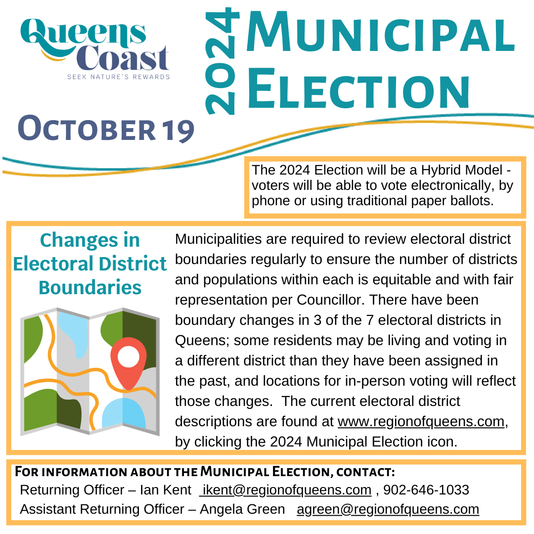 Election 2024 - Polling Districts - Region of Queens Municipality